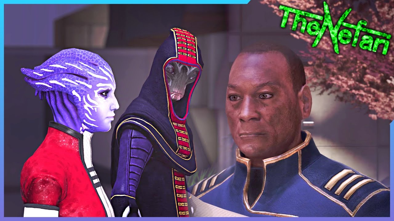 Mass Effect 1 Playthrough Part 9 - Captain Anderson and the Counsil ...
