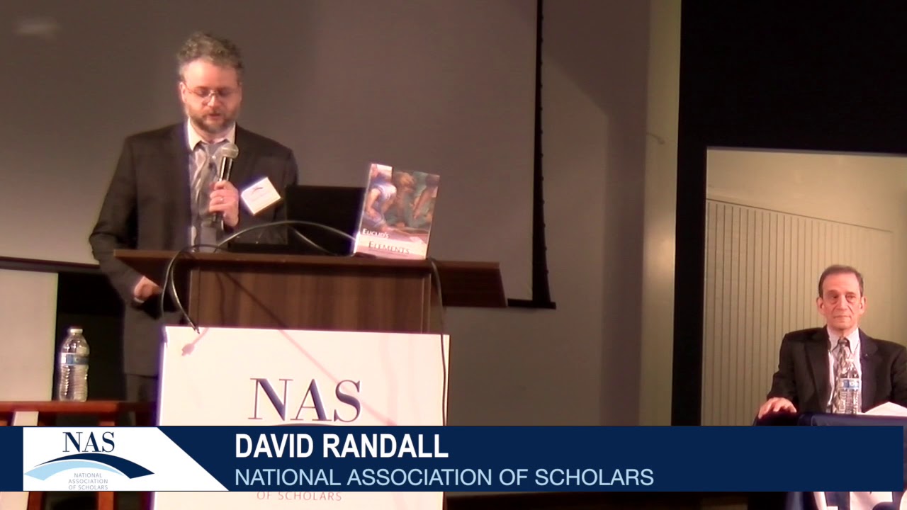 David Randall - National Association of Scholars - YouTube