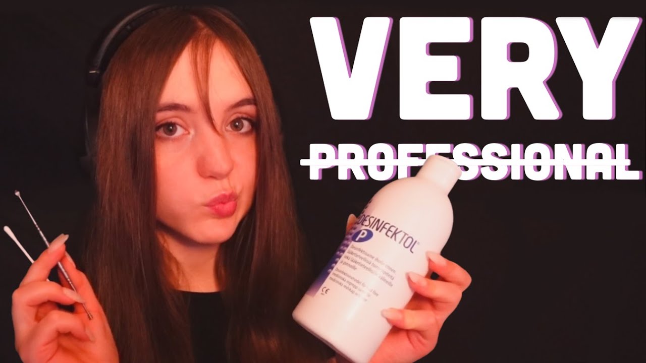 ASMR 🩷 Back alley Ear Cleaning & Ear Massage Roleplay - YouTube