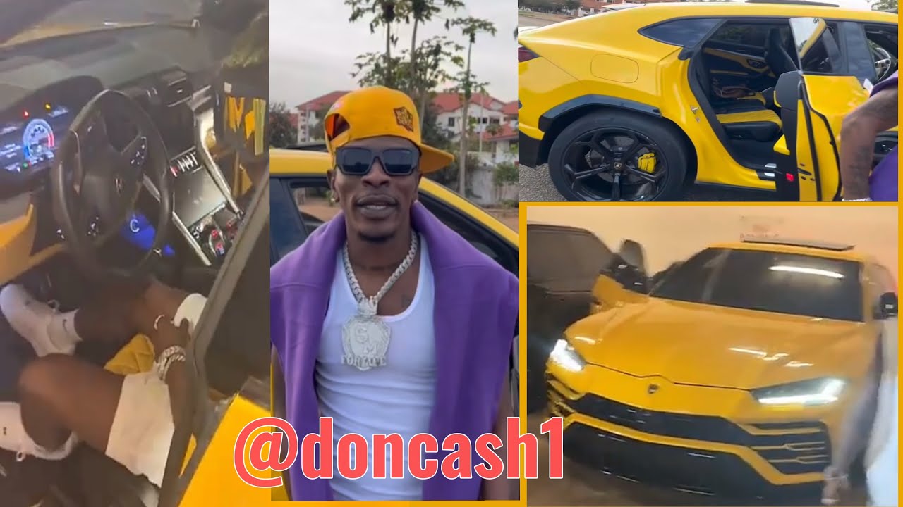 SHATTA WALE BOUGHT BRAND NEW LAMBORGHINI @DONCASH1 subscribe - YouTube
