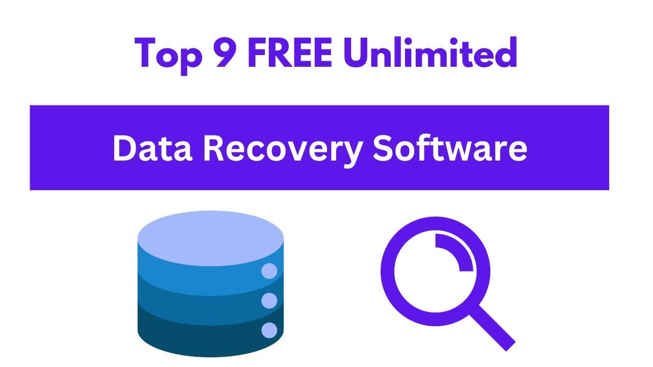 Top 9 Free Unlimited Data Recovery Software for Windows PC - YouTube