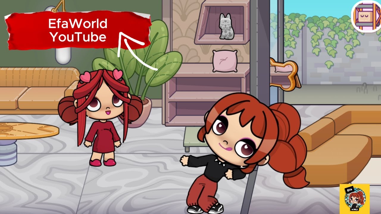 FREE AVATAR WORLD living room design idea EfaWorld - YouTube