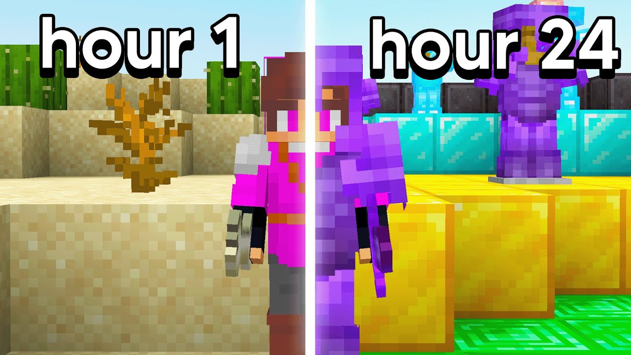 How I Became the Most Stacked SMP Player in 24 Hours - YouTube