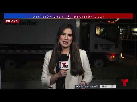 KVEA Noticiero Telemundo 52 a las Once abierto en frío el 27 de ...