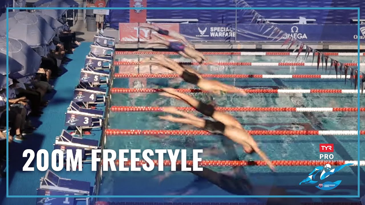 Maximillian Giuliani and Grant House Fight For First in 200 Freestyle ...