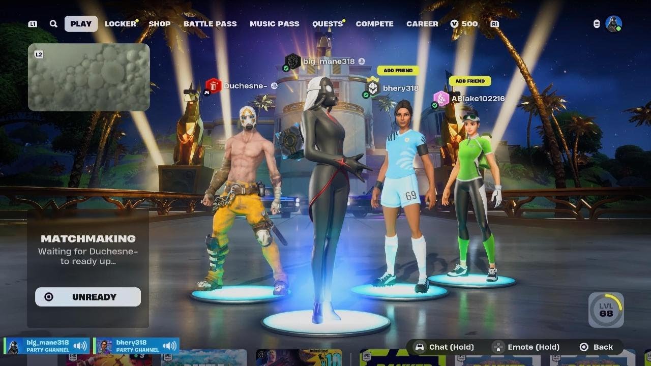 Fortnite zero build squad with fellow streamer - YouTube