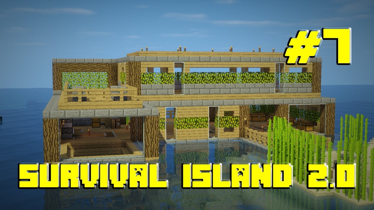 #7 (STREAM) - FORTERESSE DU NETHER ET PLONGEOIR - SURVIVAL ISLAND 2.0 ...
