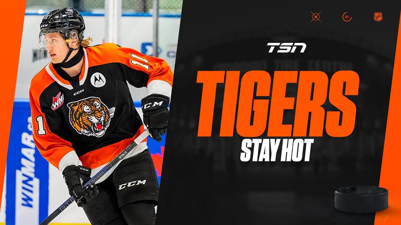 Ritchie scores twice as Tigers stay perfect at Memorial Cup - YouTube