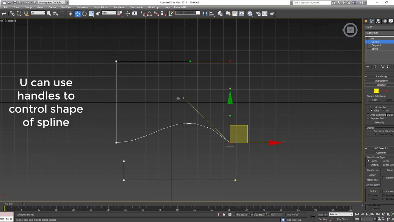 3ds max Understanding Editable spline Designtech - YouTube