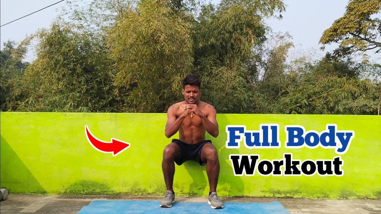 Full Body Workout With Wall Exercises - YouTube
