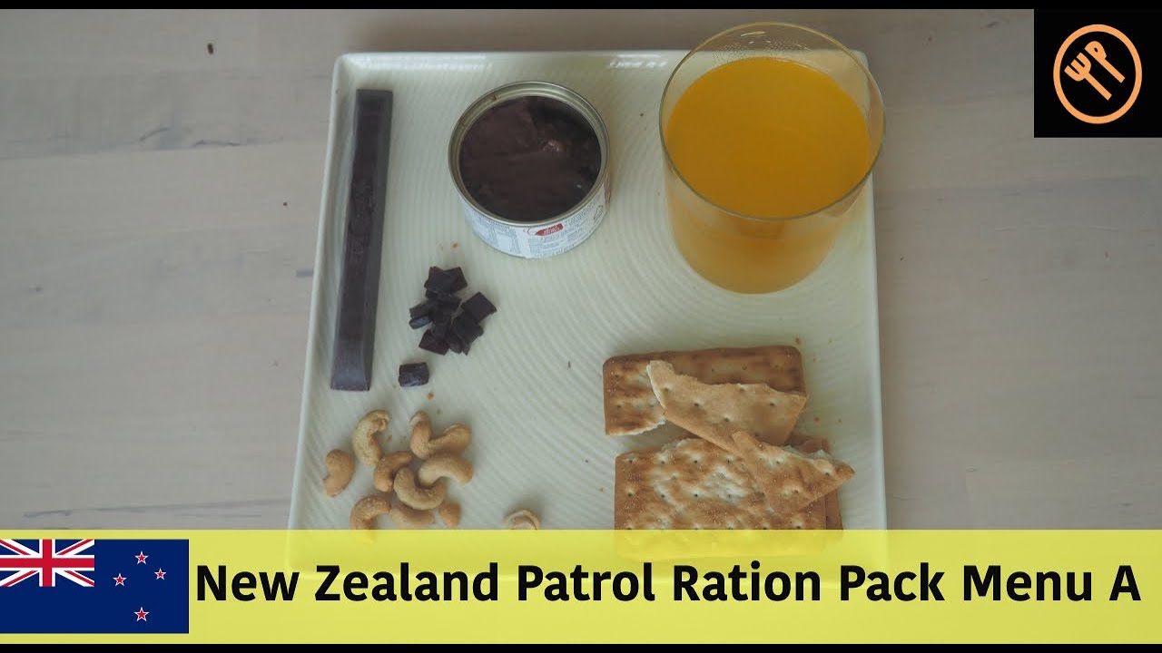 *RARE* New Zealand patrol ration pack A - YouTube