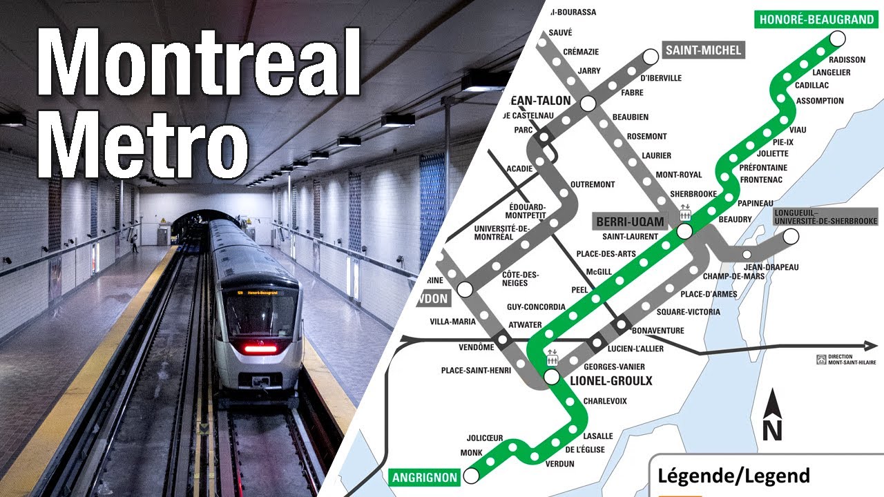 Reviewing EVERY Station on Montreal Metro's Green Line - YouTube