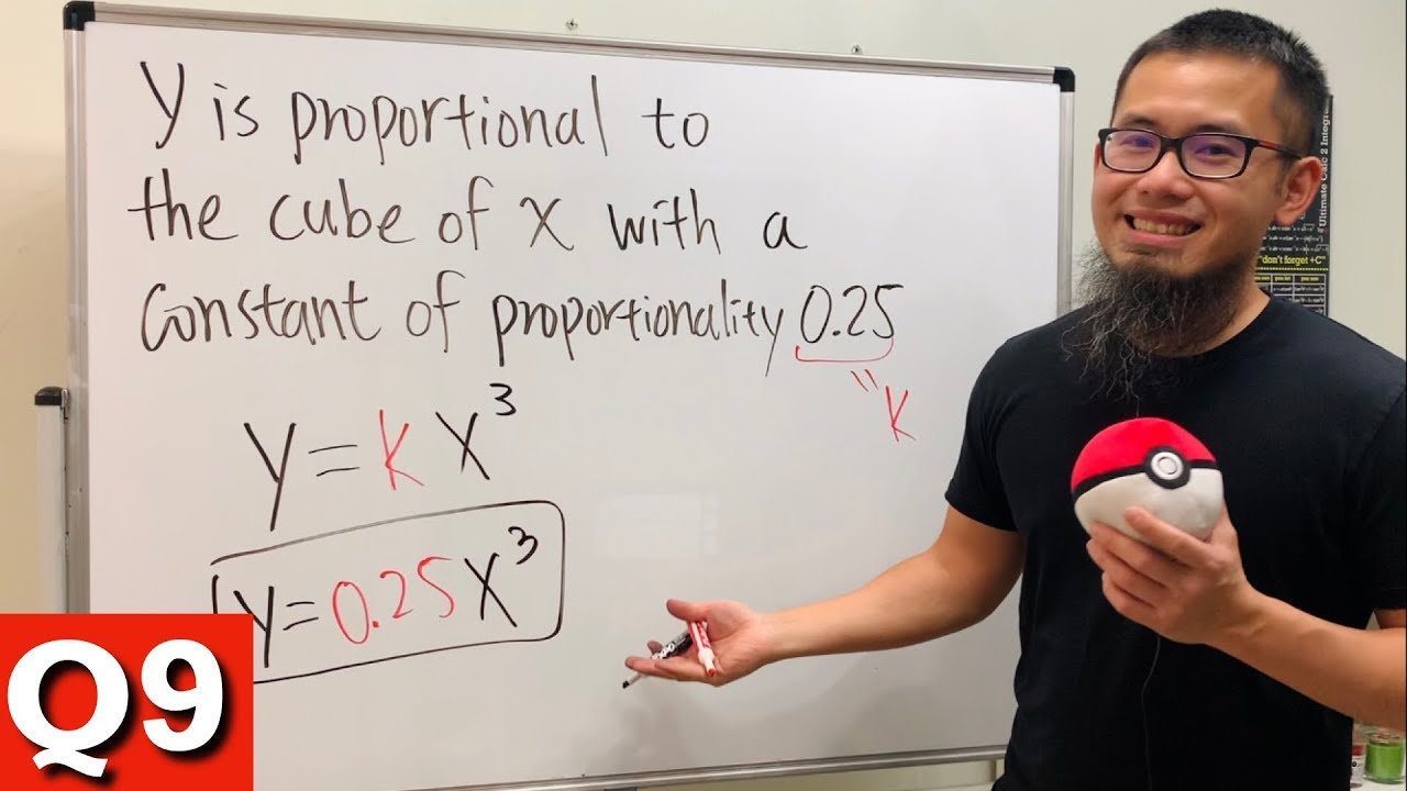 y is proportional to the cube of x - YouTube