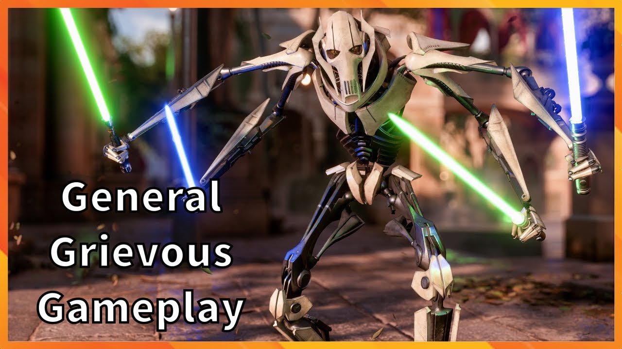 General Grevious Gameplay Star Wars Battlefront 2 - YouTube