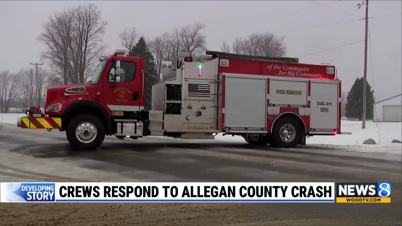 1 dead, 4 injured in Allegan County crash on Thanksgiving - YouTube