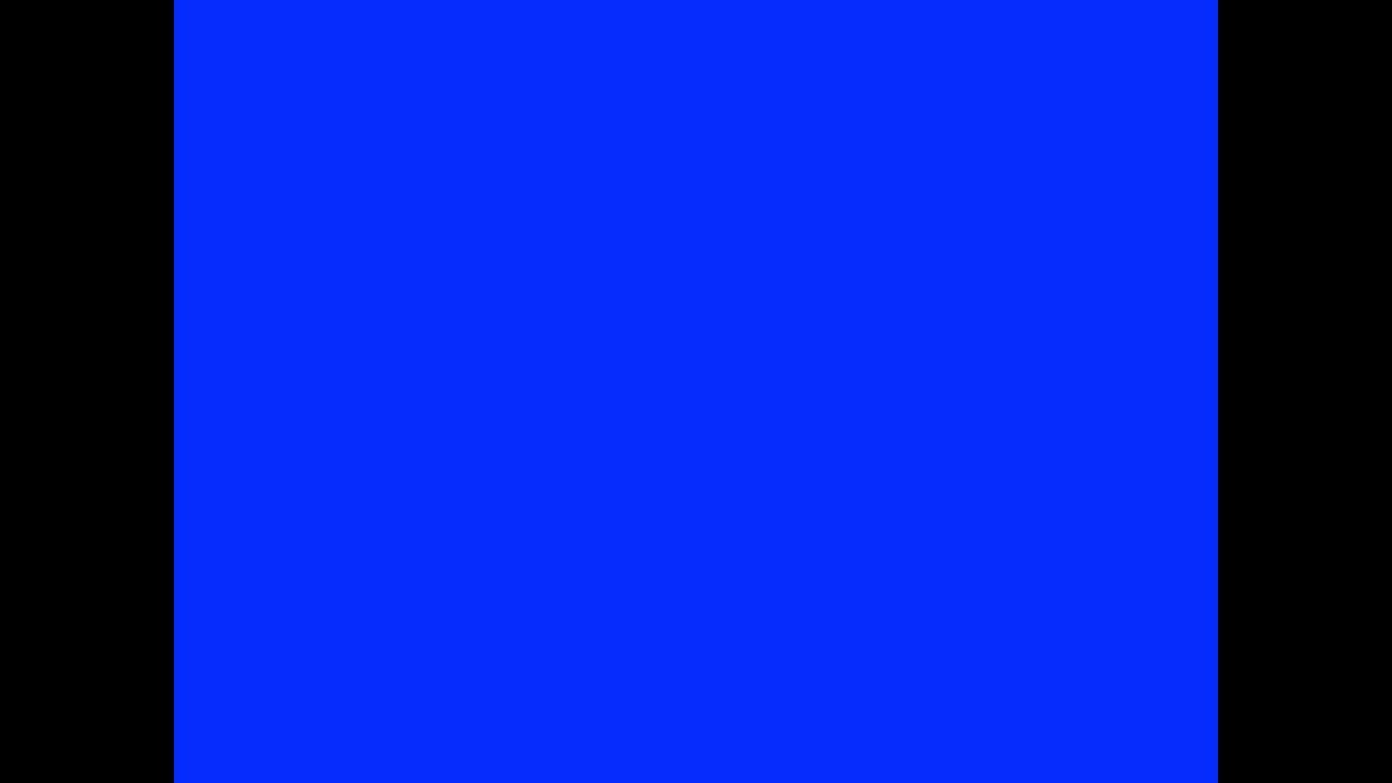Blue Screen (over 20 mins) - YouTube