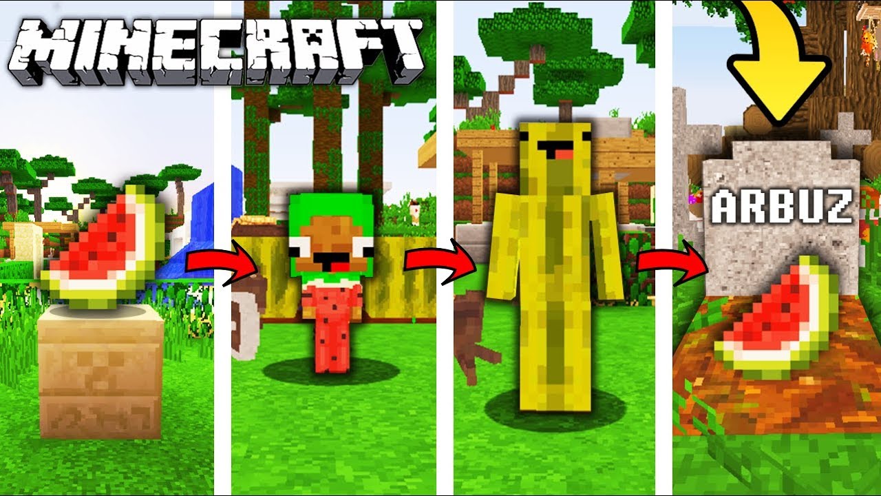 ŻYCIE ARBUZA W MINECRAFT || OD NARODZIN DO ŚMIERCI - YouTube