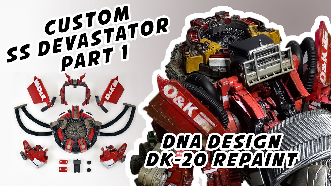 CUSTOM SS DEVASTATOR PART 1: DNA DESIGN DK-20 REPAINT - YouTube