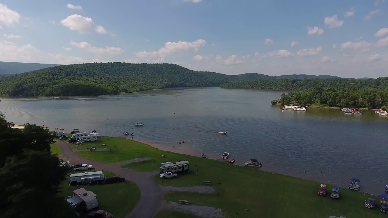Raystown Lake, Pennsylvania - Drone Flight - YouTube