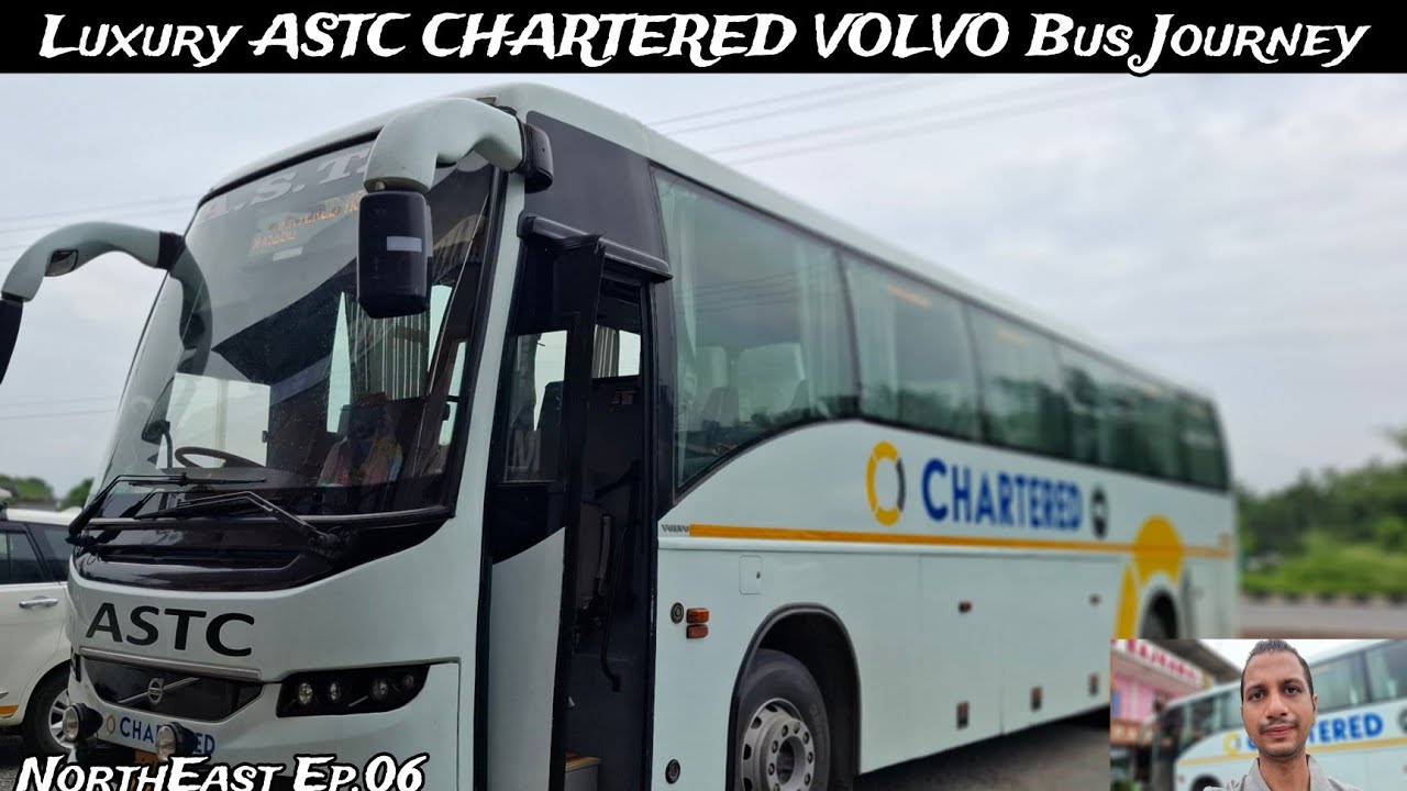 ASSAM Luxury VOLVO Bus Journey*Kaziranga main aaya flood | Guwahati to ...
