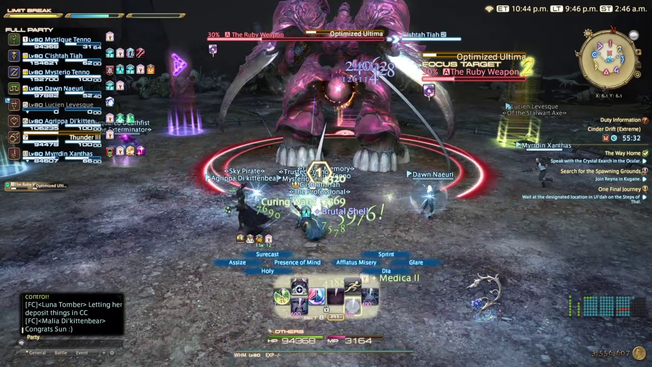 FFXIV Ruby EX Part 1 (HEALER POV) - YouTube