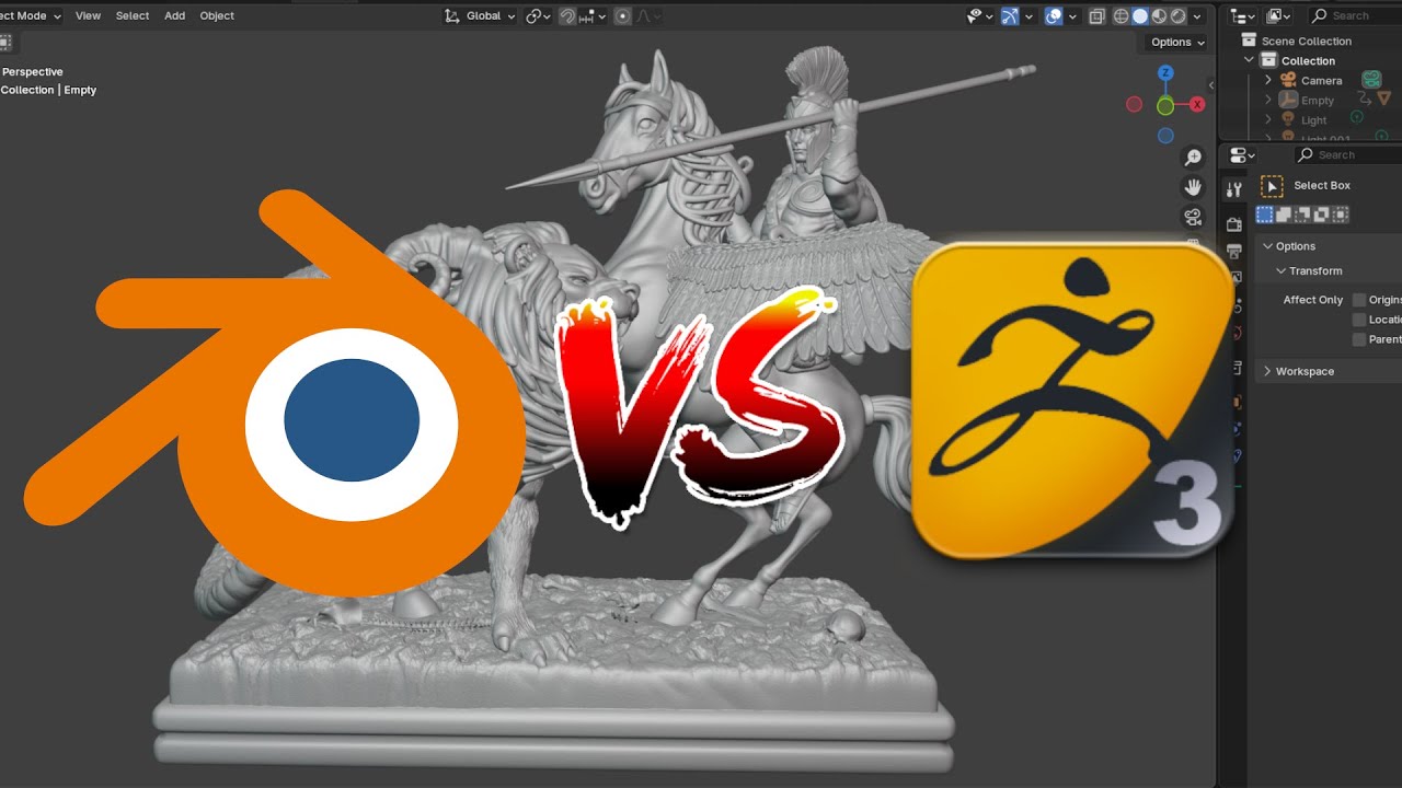 BLENDER VS ZBRUSH - ¿Cuál es mejor? - YouTube
