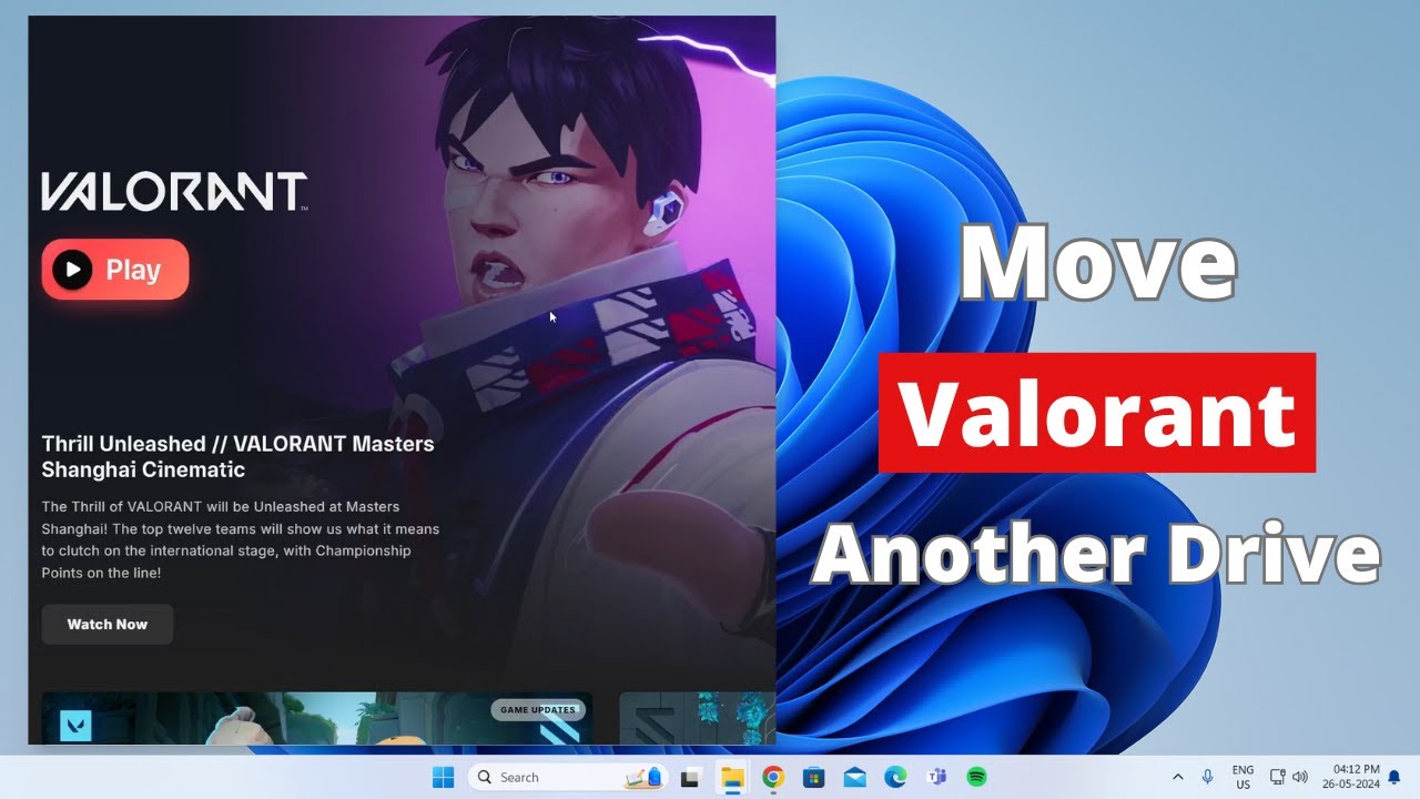 How to Move Valorant to Another Drive - Full Guide - YouTube