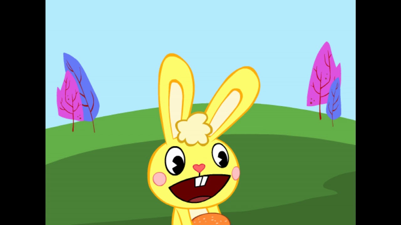 HTF_Cuddles Eating Burger - YouTube