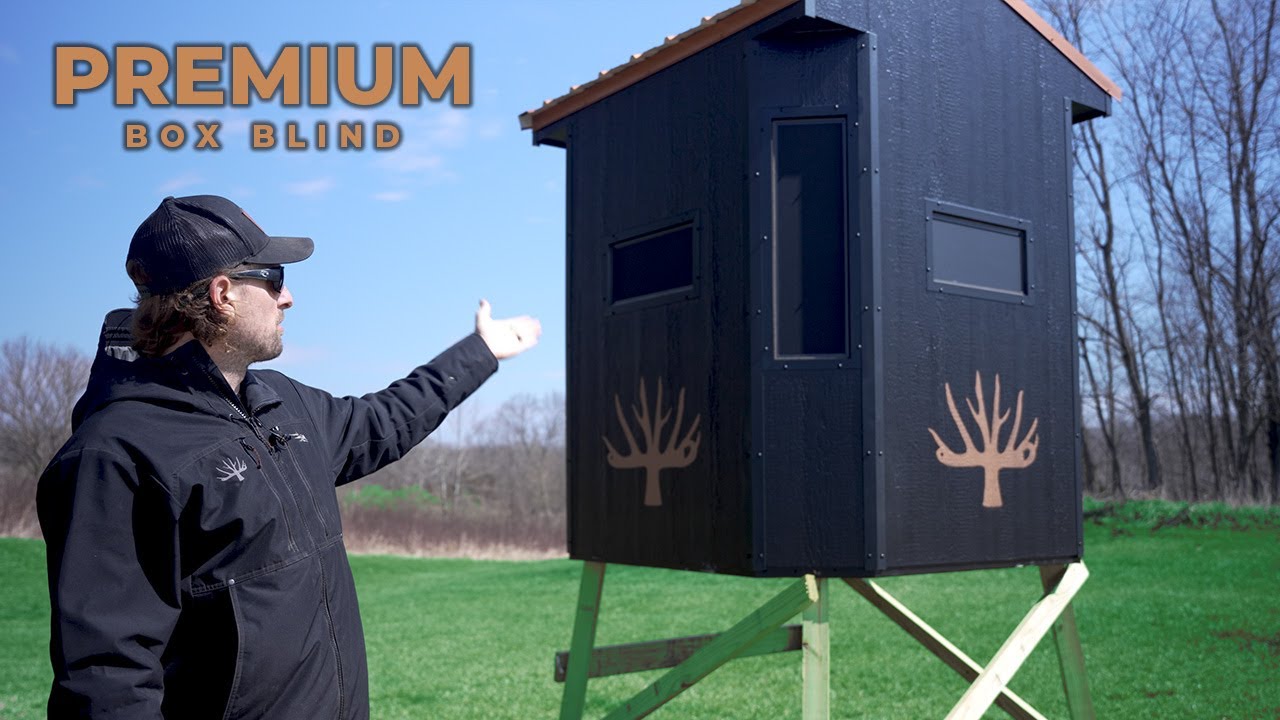 Premium Box Blind - The Whitetail Group - YouTube