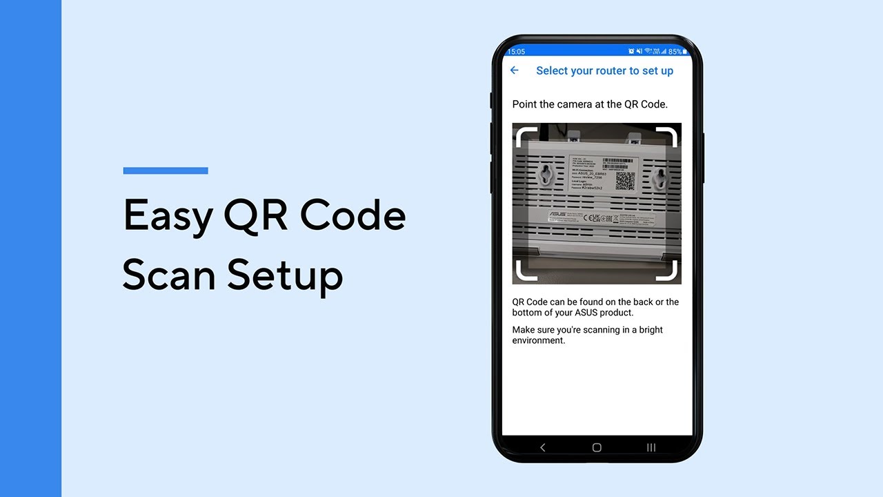 Easy QR Code Scan Setup | ASUS Router - YouTube
