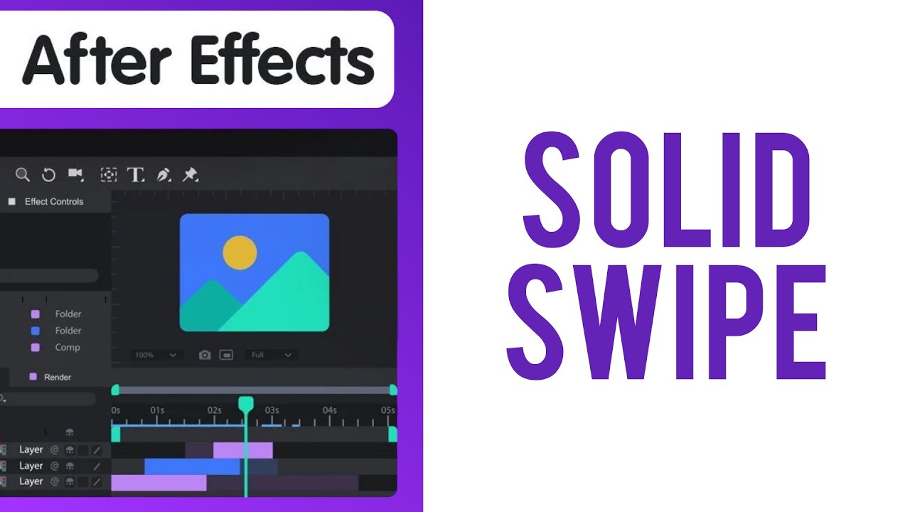 How to Create a White Solid Swipe Tranistion in After Effects - YouTube