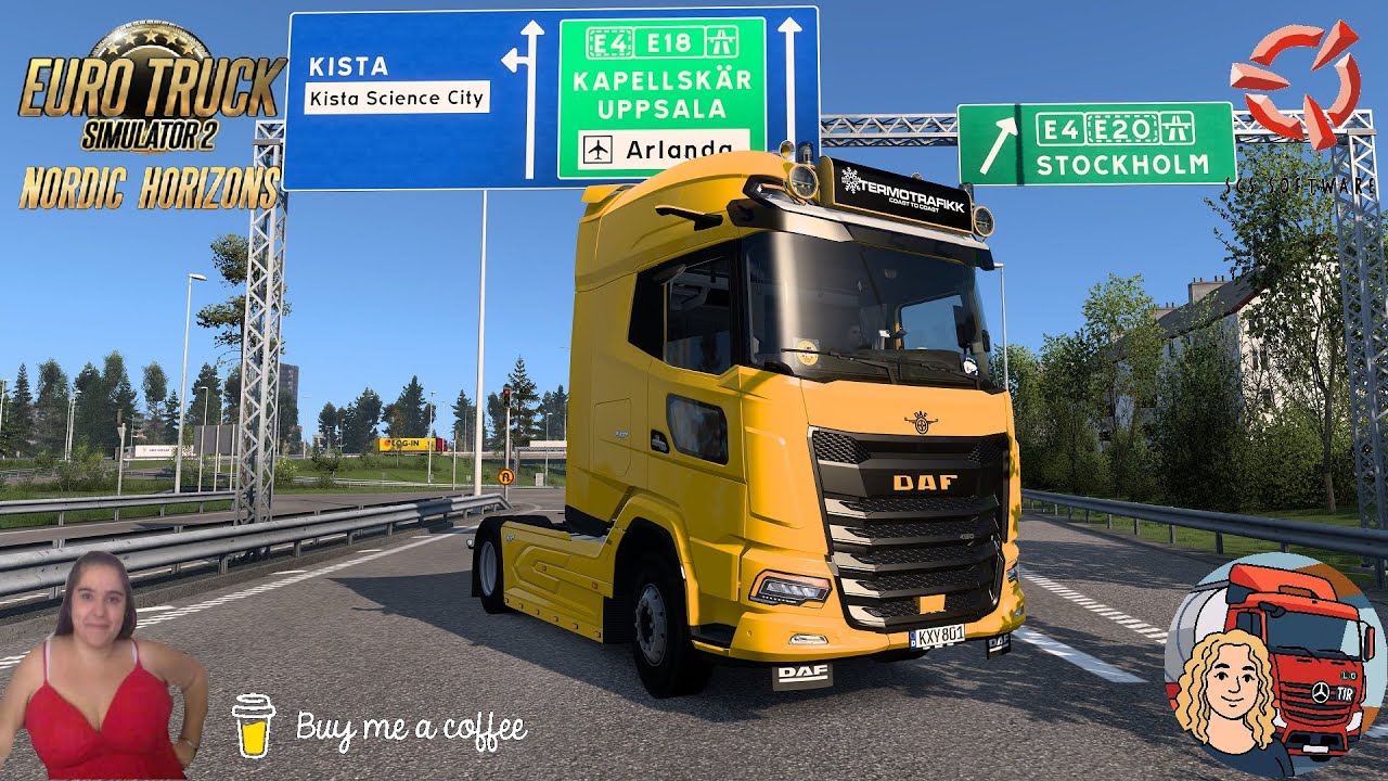 Euro Truck Simulator 2 (1.57) DAF XF 2021 by Jasper's Delivery Oslo to ...