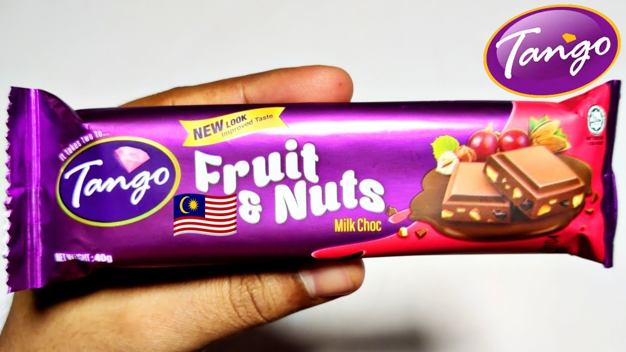 Tango Fruit & Nut Milk Chocolate🍫 40g | Ingredients/Recipe, Taste ...