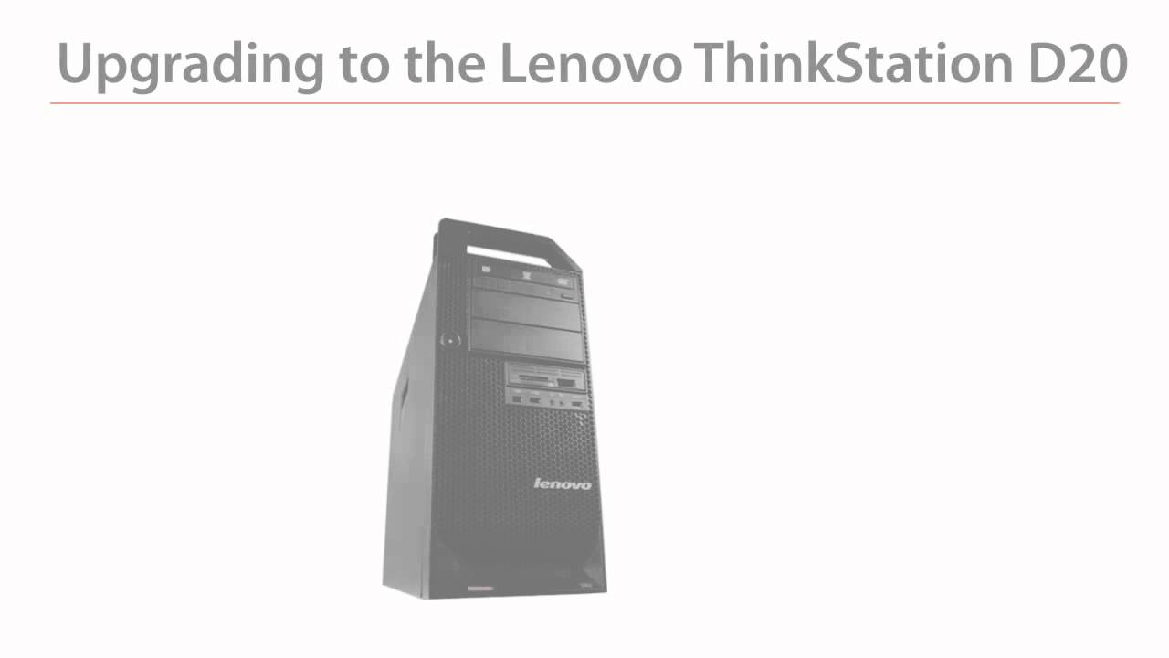 Lenovo ThinkStation D20 dual processors boost CATIA performance - YouTube