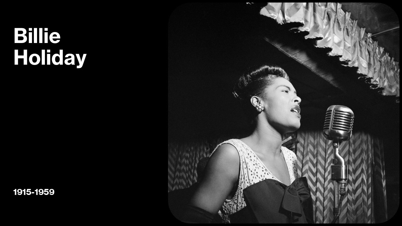 Billie Holiday - A Tribute to Iconic Black Female Voices in Music - YouTube