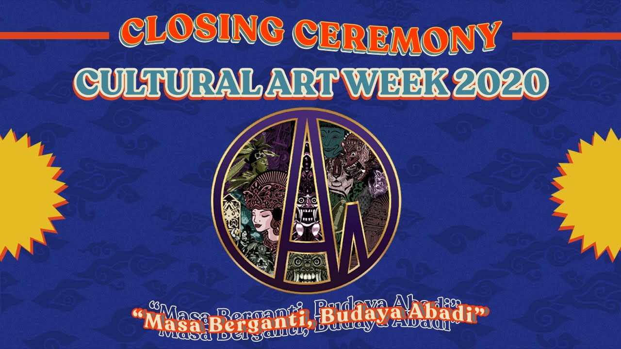 Cultural Art Week 2020: Closing Ceremony - YouTube