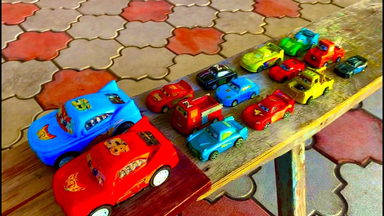 Looking for Disney Pixar Cars Lightning McQueen, Tow Mater | Colored ...