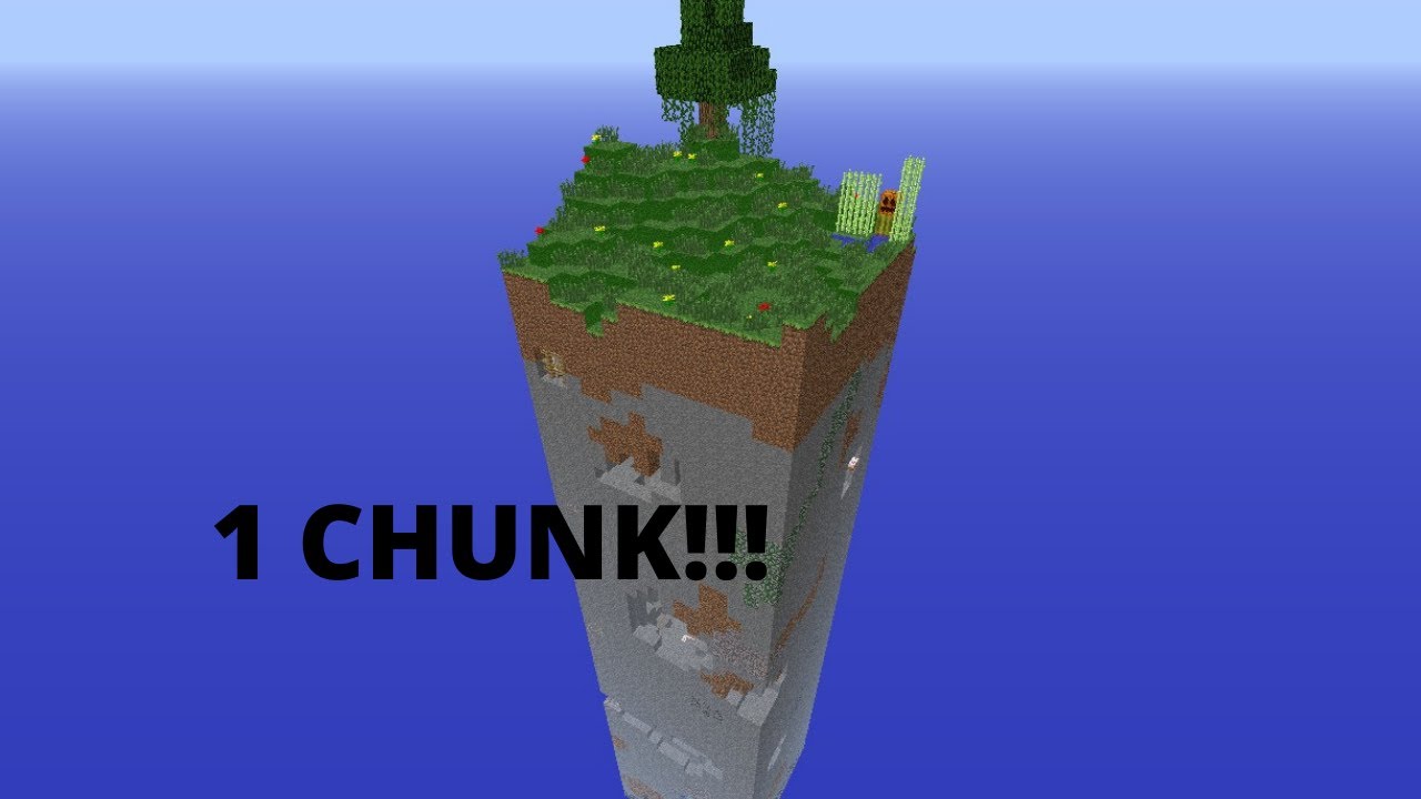 Si può sopravvivere su un solo chunk di mìINECRAT?! #1 - YouTube