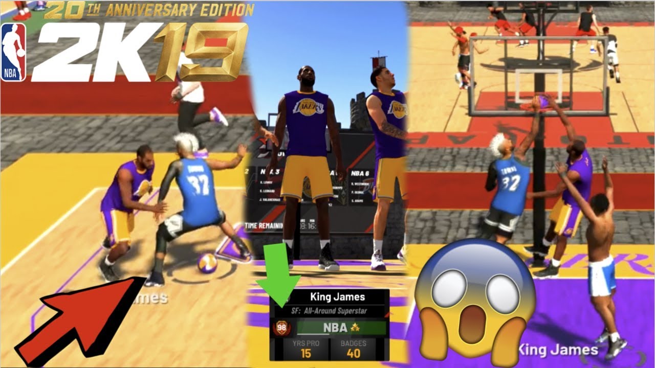 NBA 2K19 COURT CONQUEROR GAMEPLAY | PLAYING AGAINST LEBRON JAMES THE ...
