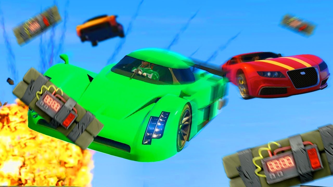 GTA 5 STICKY BOMB WAR! - YouTube