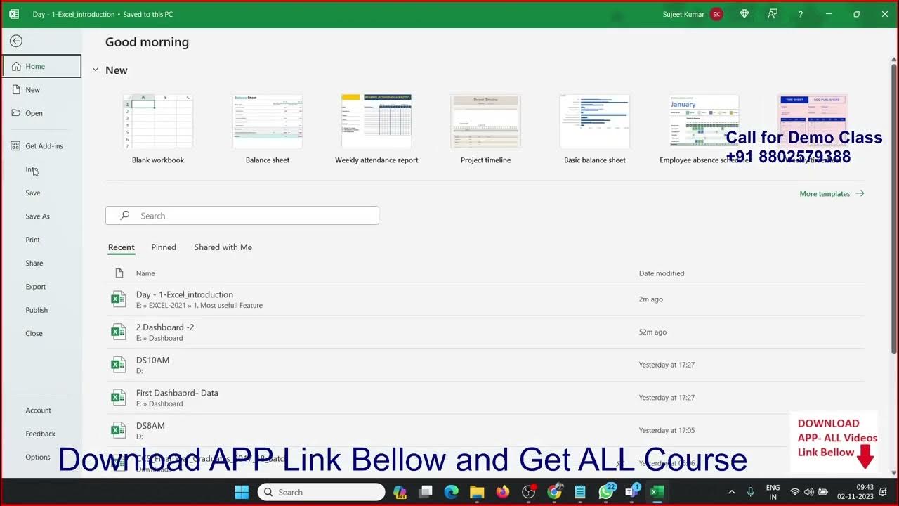 Excel for Data Analysis and Data Visualization Course with Sujeet Sir - IPT Excel School - YouTube