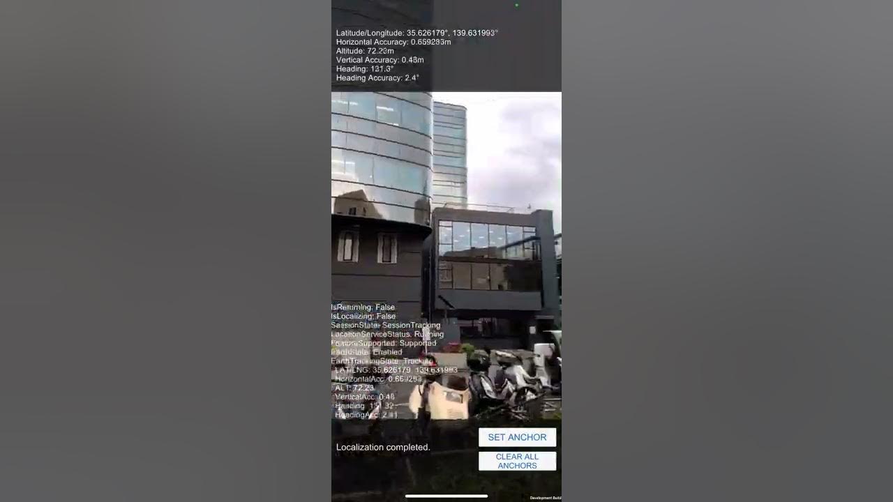 Google ARCore Geospatial APIとUnity ARFoundation上の3D都市モデルプロジェクト「PLATEAU」を組み合わせてみた - YouTube