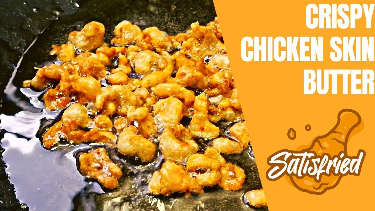 CRISPY CHICKEN Skin Butter - Knuspriges Hähnchen auf Brot - YouTube