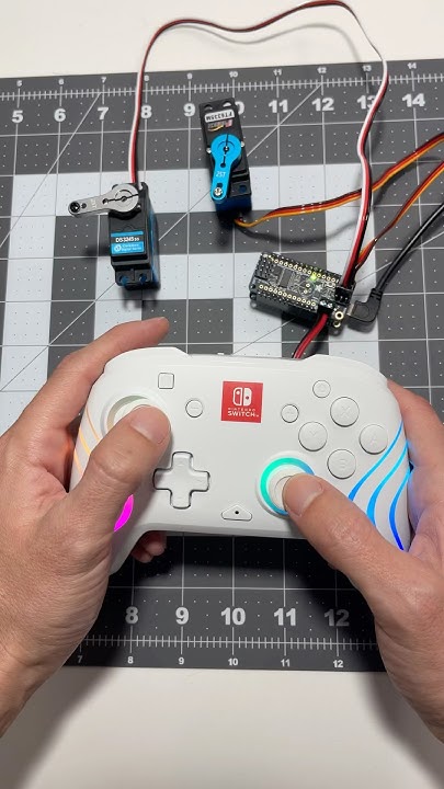 Servo Control with a Bluetooth Controller - YouTube
