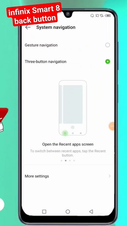 infinix Smart 8 back button | infinix smart 8 navigation buttons | #shorts #viral#trending # ...