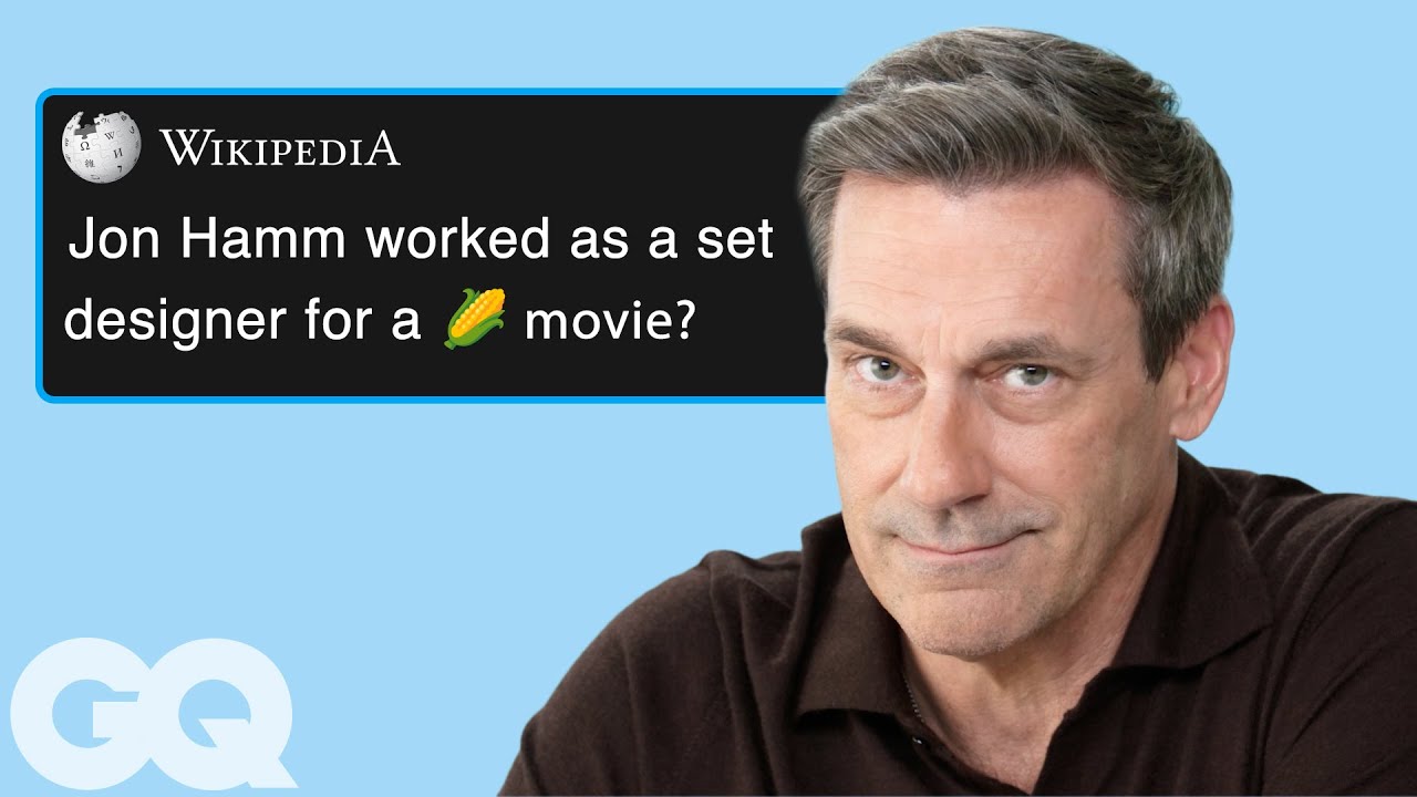 Jon Hamm Replies To Fans Online | Actually Me - YouTube