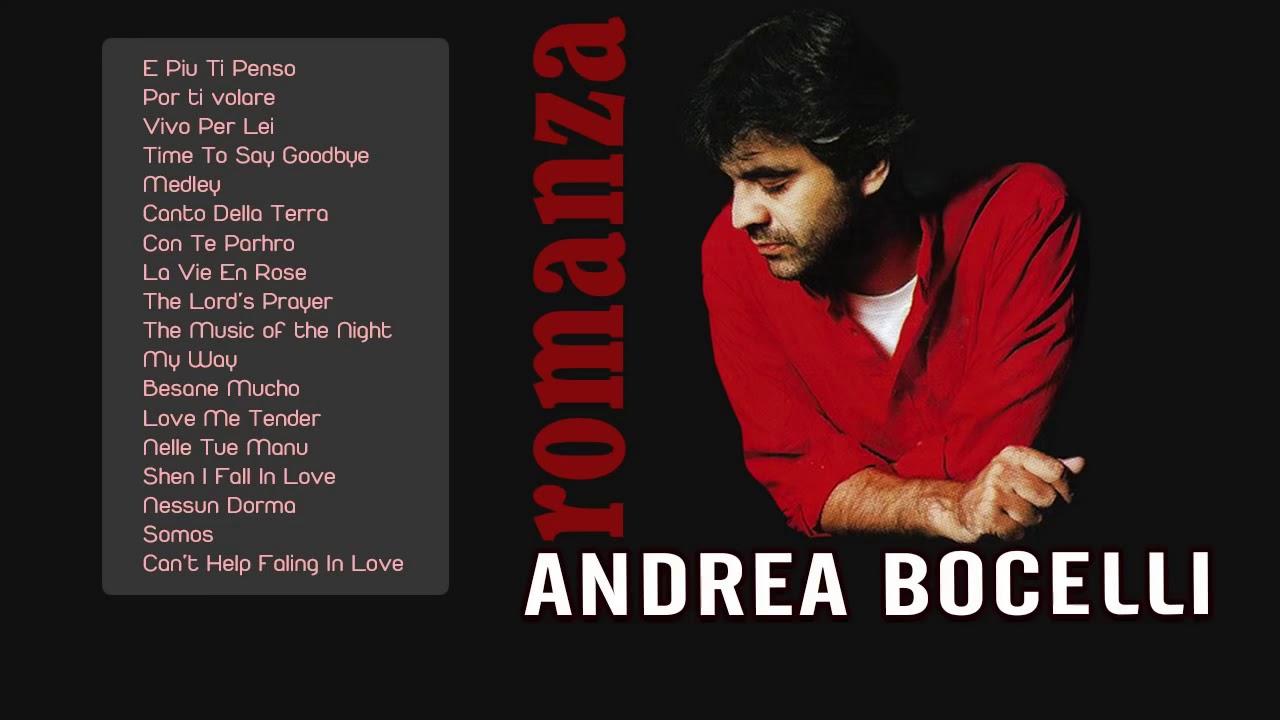 Andrea Bocelli Greatest Hits Full Album Best Of Youtube