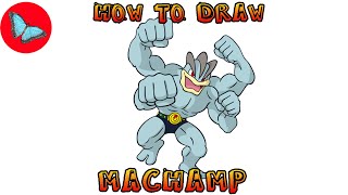 How To Draw Pokemon - Machamp | Drawing Animals | Doovi