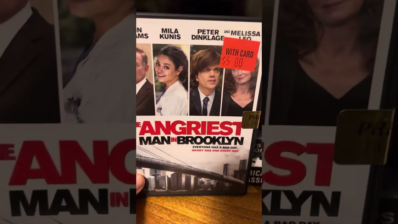 The Angriest Man In Brooklyn 2022 Dvd Cover