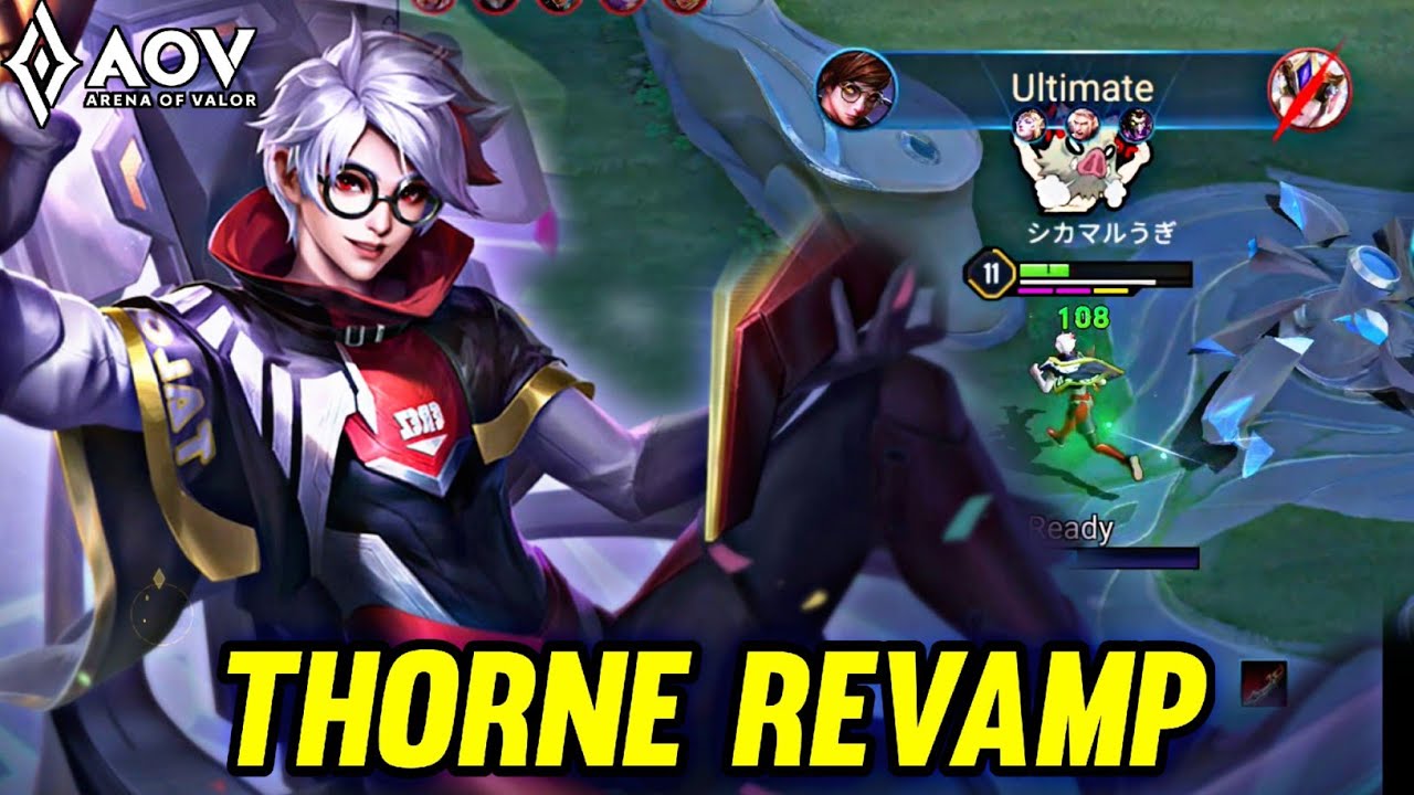 AOV : THORNE REVAMP NEW PATCH - ARENA OF VALOR LIÊNQUÂNMOBILE ROV - YouTube
